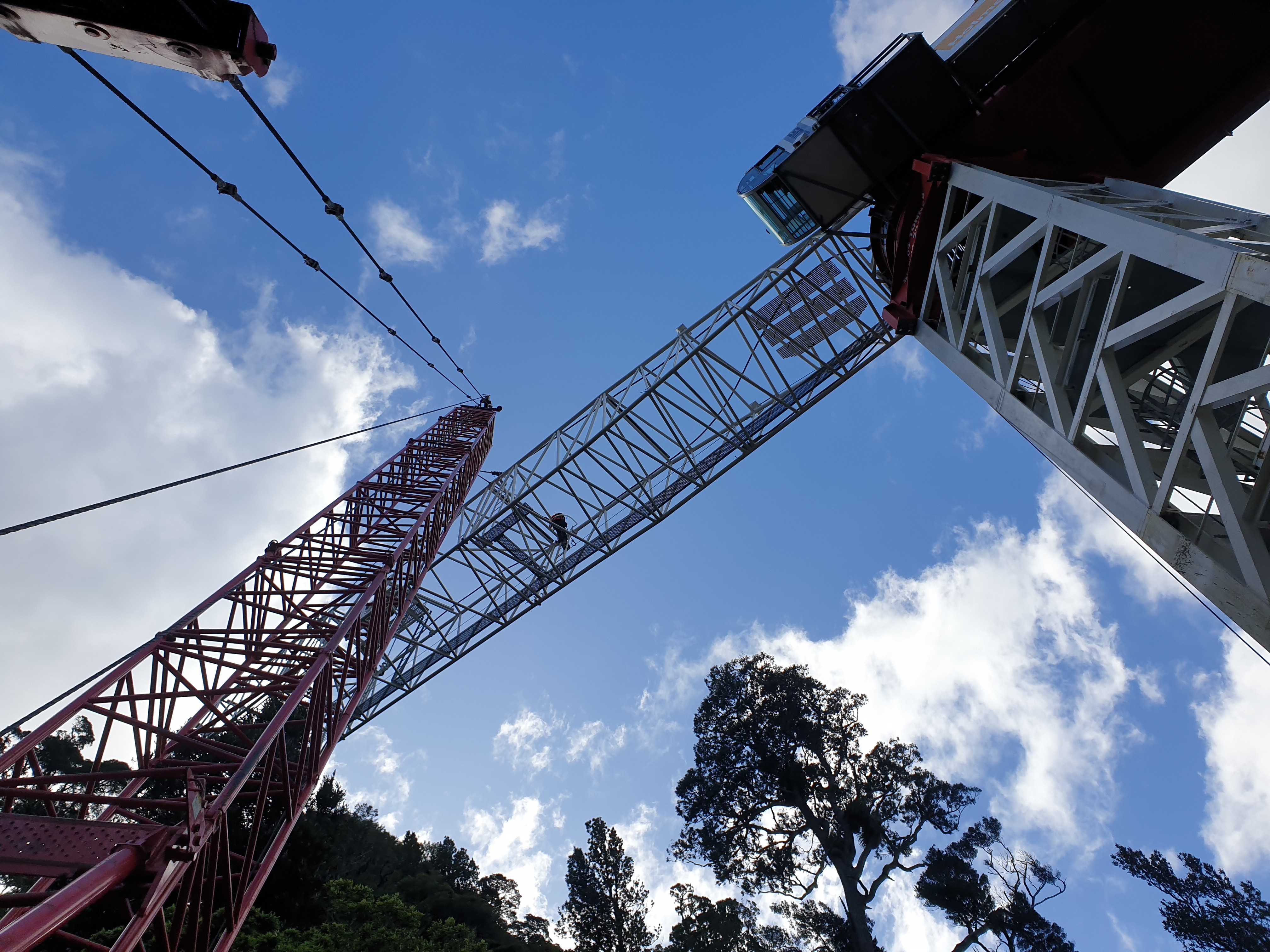 Brian Perry Civil | Kaitoke Flume Bridge - Installation of the Favco…