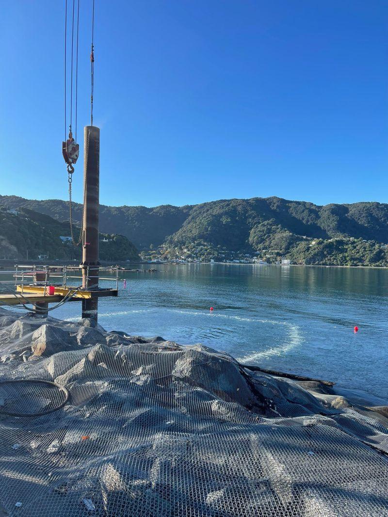 Brian Perry Civil | Bubble Curtain operational at Seaview Energy…