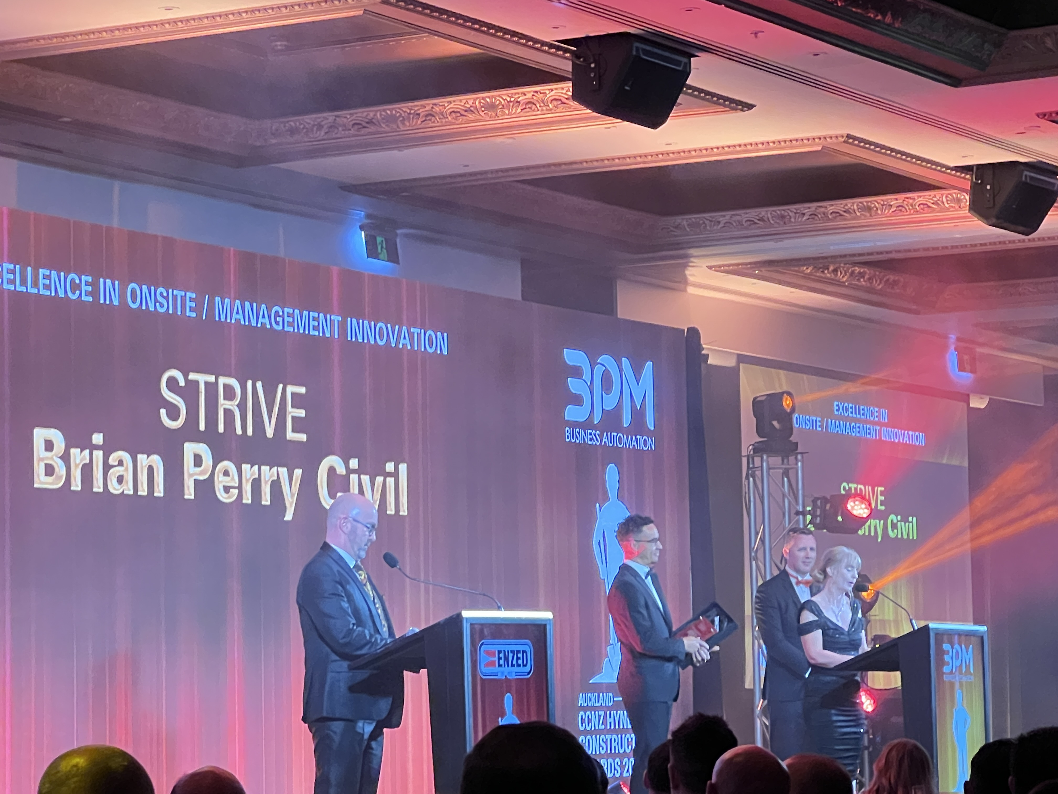 Brian Perry Civil | BPC winners at Auckland CCNZ Awards
