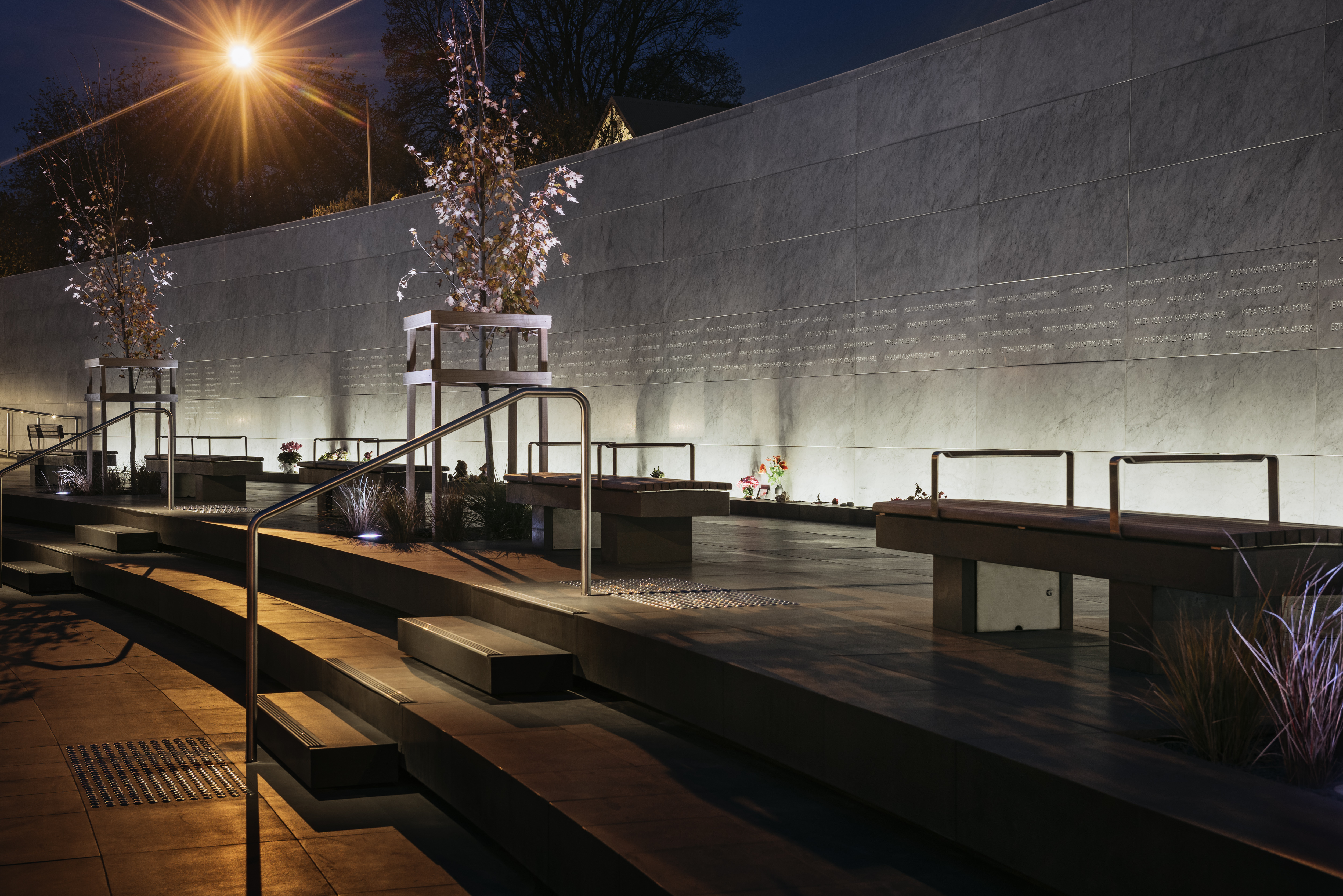 Brian Perry Civil | Earthquake Memorial Wall