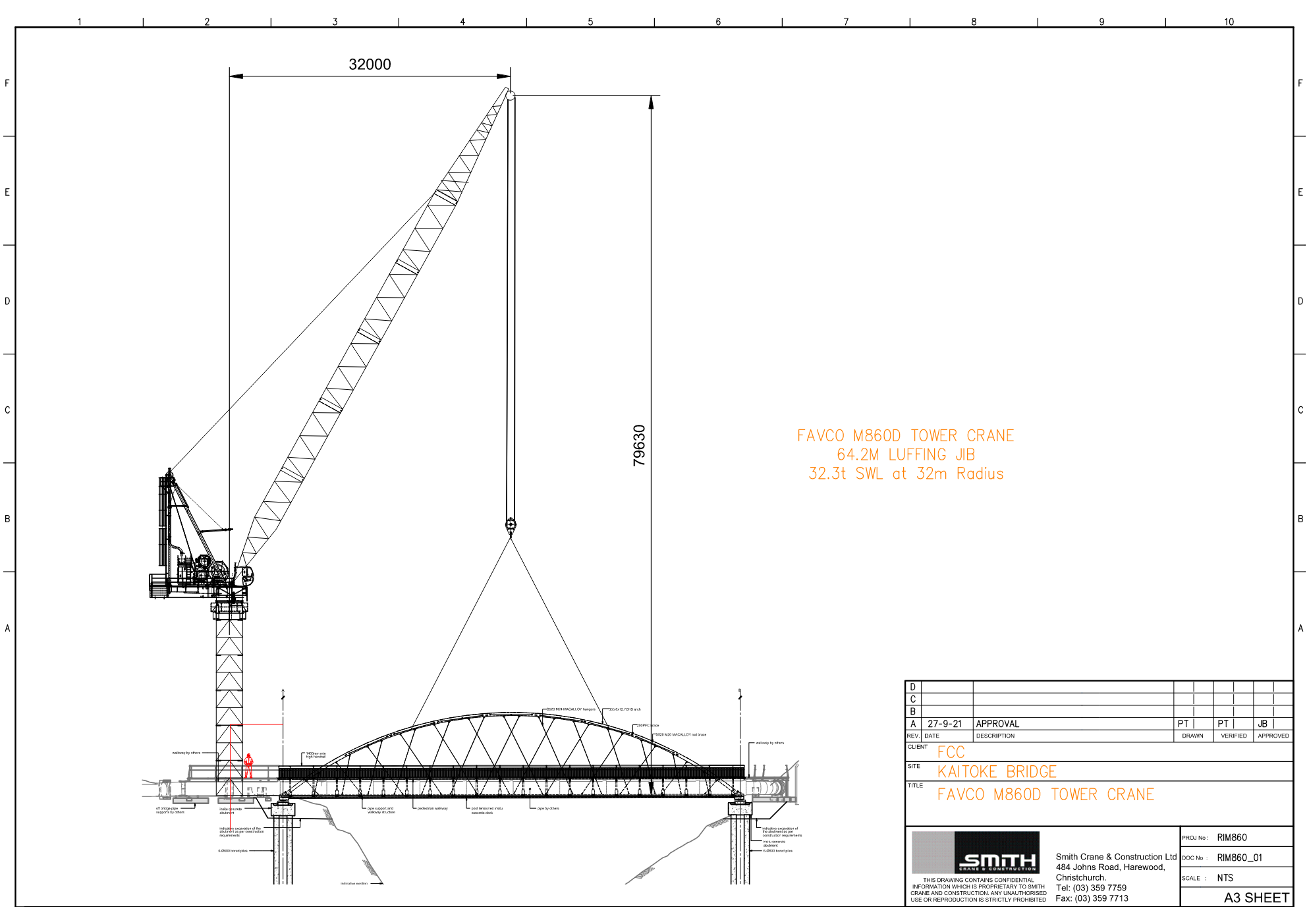 Brian Perry Civil | Kaitoke Flume Bridge - Installation of the Favco…