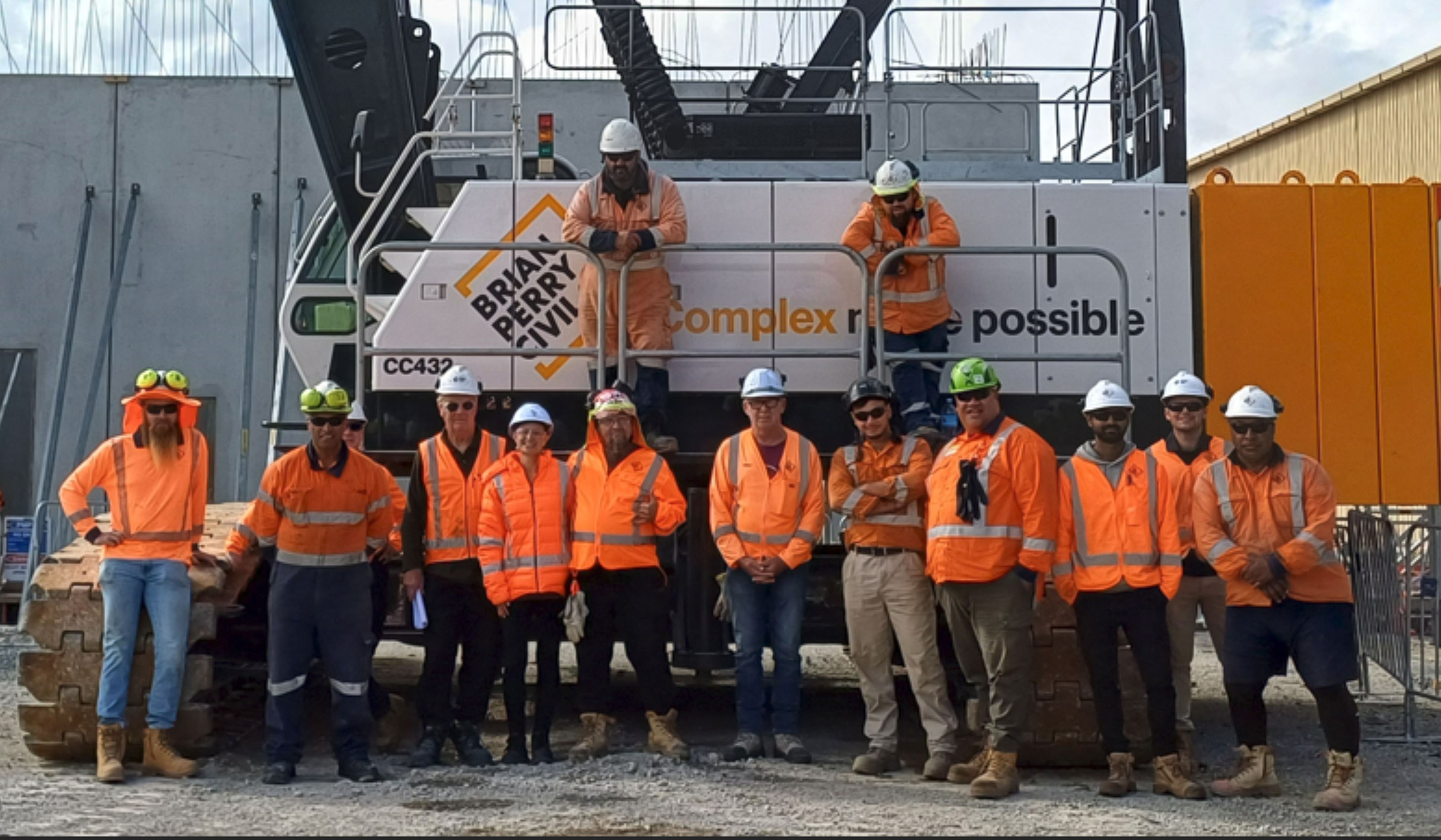 Brian Perry Civil | Progress on Laminex project
