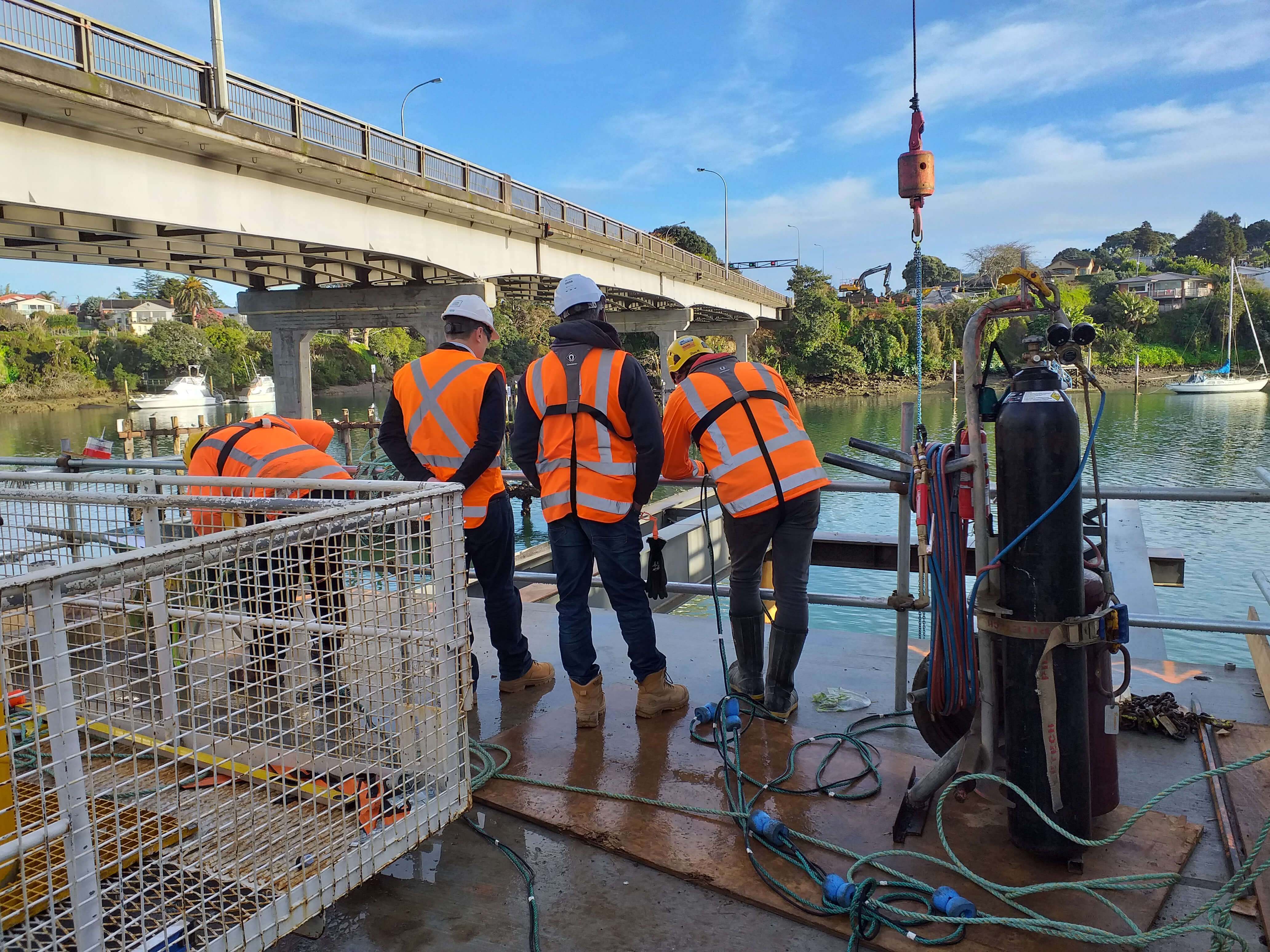 Brian Perry Civil | AMETI Bridge piling