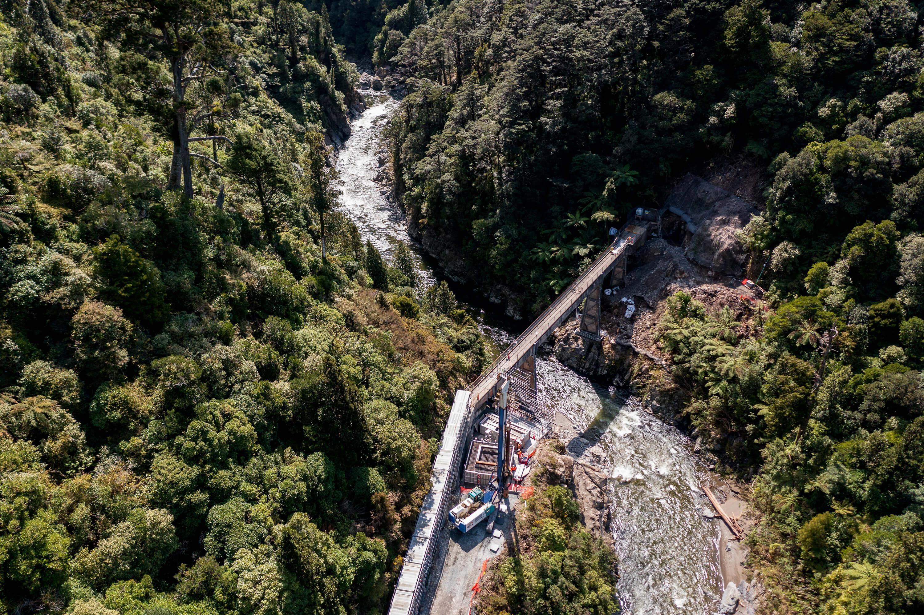 Brian Perry Civil | Kaitoke Flume Bridge