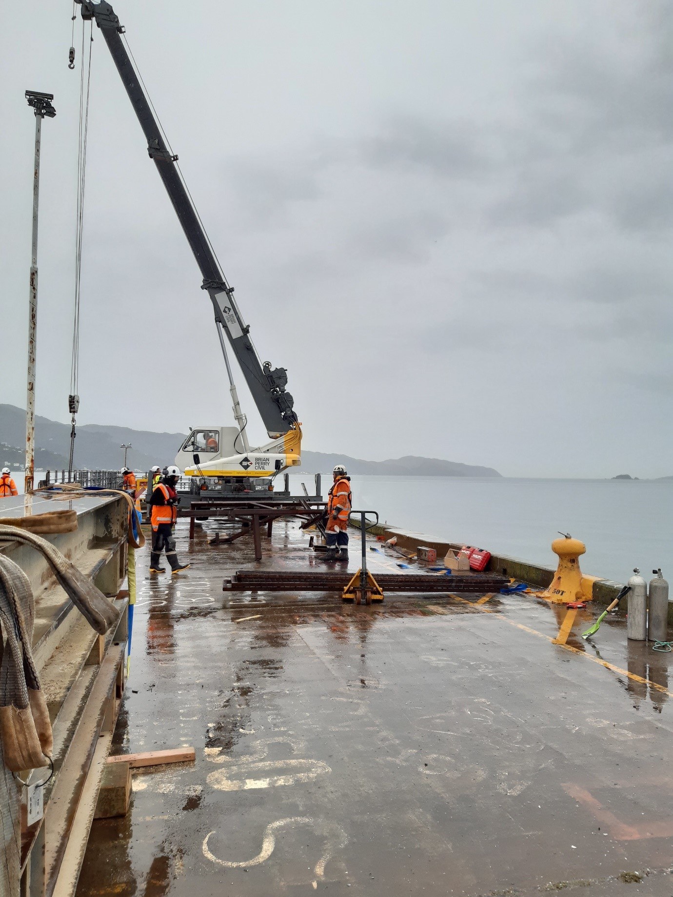 Brian Perry Civil | Seaview Wharf Fender Refurbishment