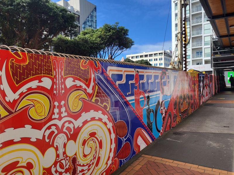 Brian Perry Civil | Te Kahui Mounga artwork installation